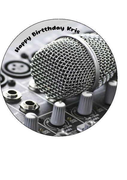 Music Decks DJ Edible Icing Cake Topper 01 – the caker online