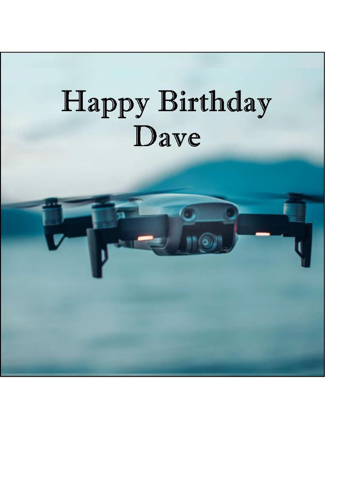 Drone Edible Icing Cake Topper 03 – the caker online