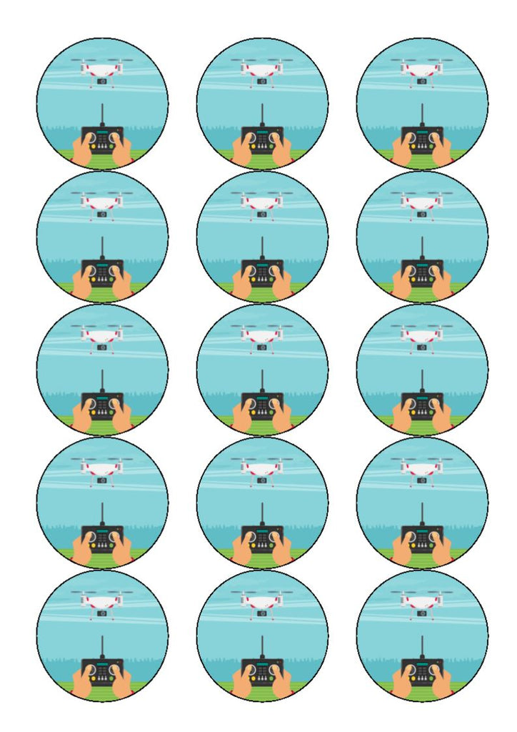 Drone Edible Icing Cake Topper 05 – the caker online