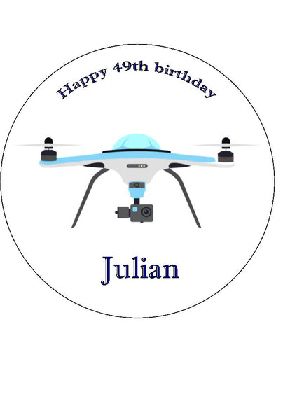Drone Edible Icing Cake Topper 06 – the caker online