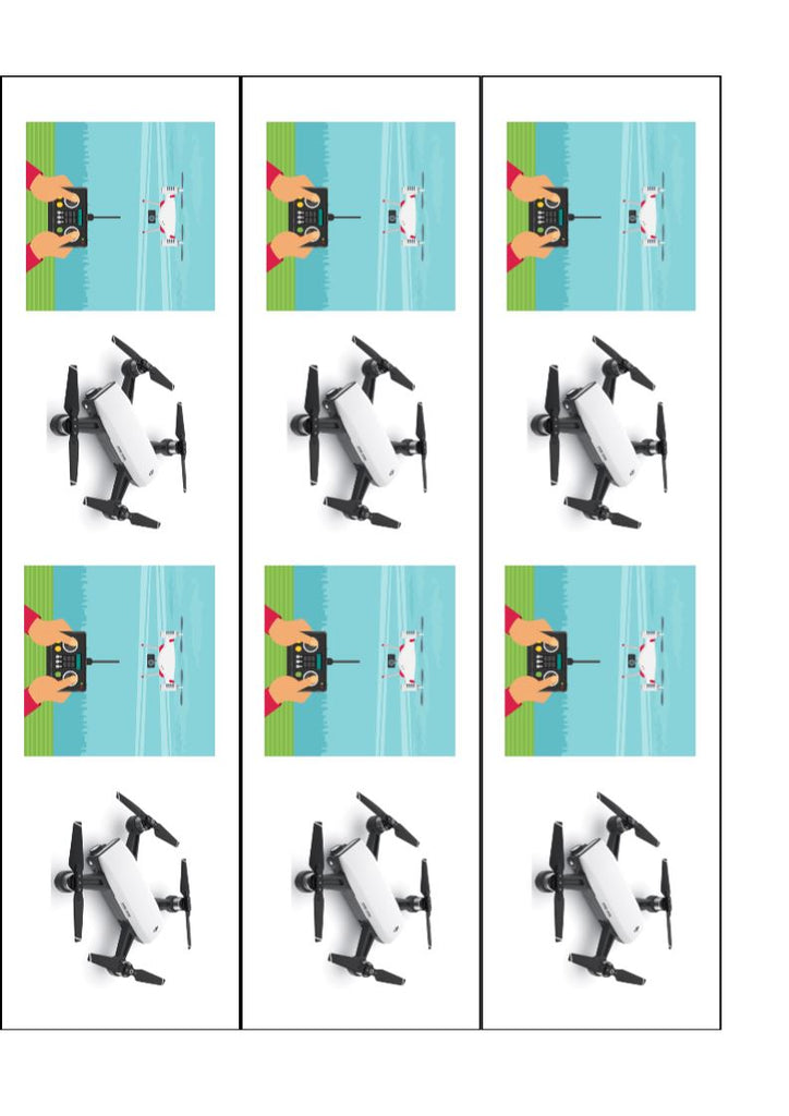 Drone Edible Icing Cake Topper 01 – the caker online