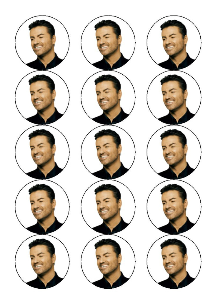 George Michael 03 Edible Icing Cake Topper – the caker online