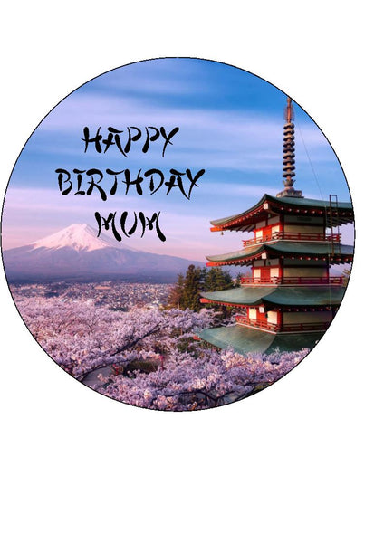 Japan / Japanese Theme Edible Icing Cake Topper 02 – the caker online