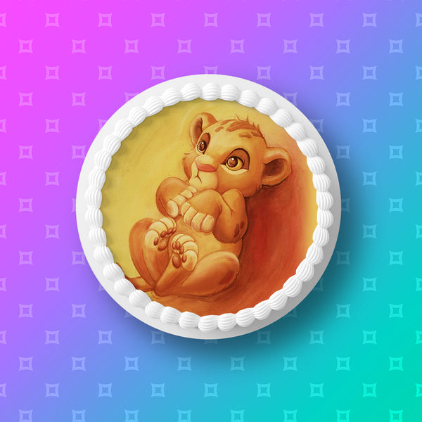 Lion King 04 Edible Icing Cake Topper or Ribbon - Simba – the caker online