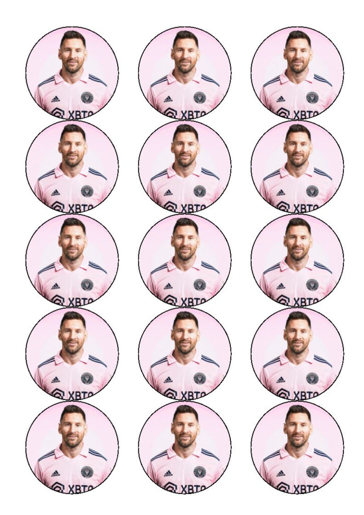 Lionel Messi 01 Miami Edible Icing Cake Topper or Ribbon – the caker online