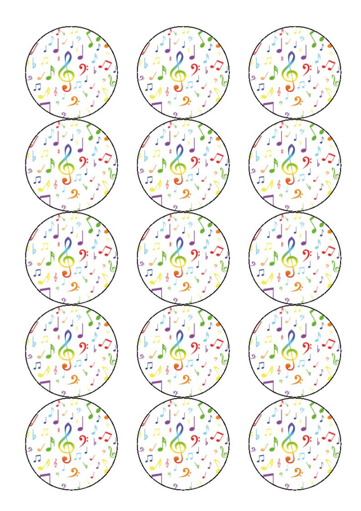 Music Notes 03 Edible Icing Cake Topper – the caker online