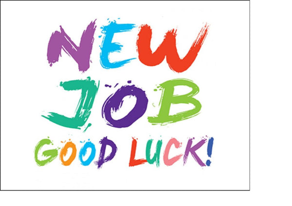 New Job Edible Icing Cake Topper 04 – the caker online