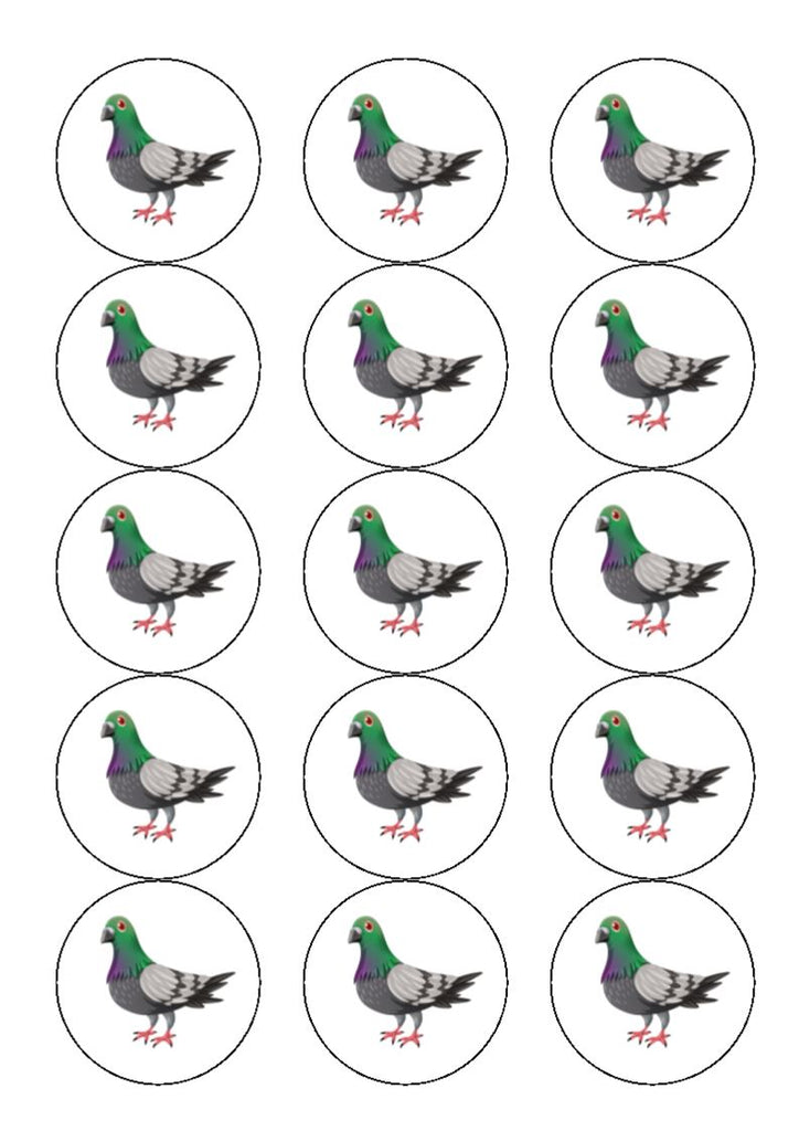 Pigeon 01 Edible Icing Cake Topper or Ribbon – the caker online
