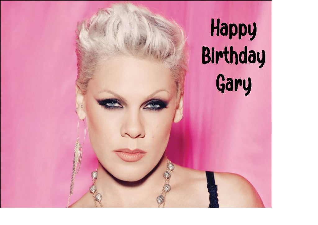 P!nk / Pink (the singer) 01 Edible Icing Cake Topper – the caker online