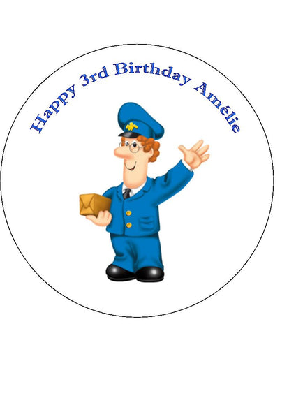 Postman Edible Icing Cake Topper – the caker online