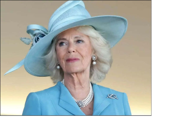 Queen Camilla Edible Icing Cake Topper or Ribbon – the caker online