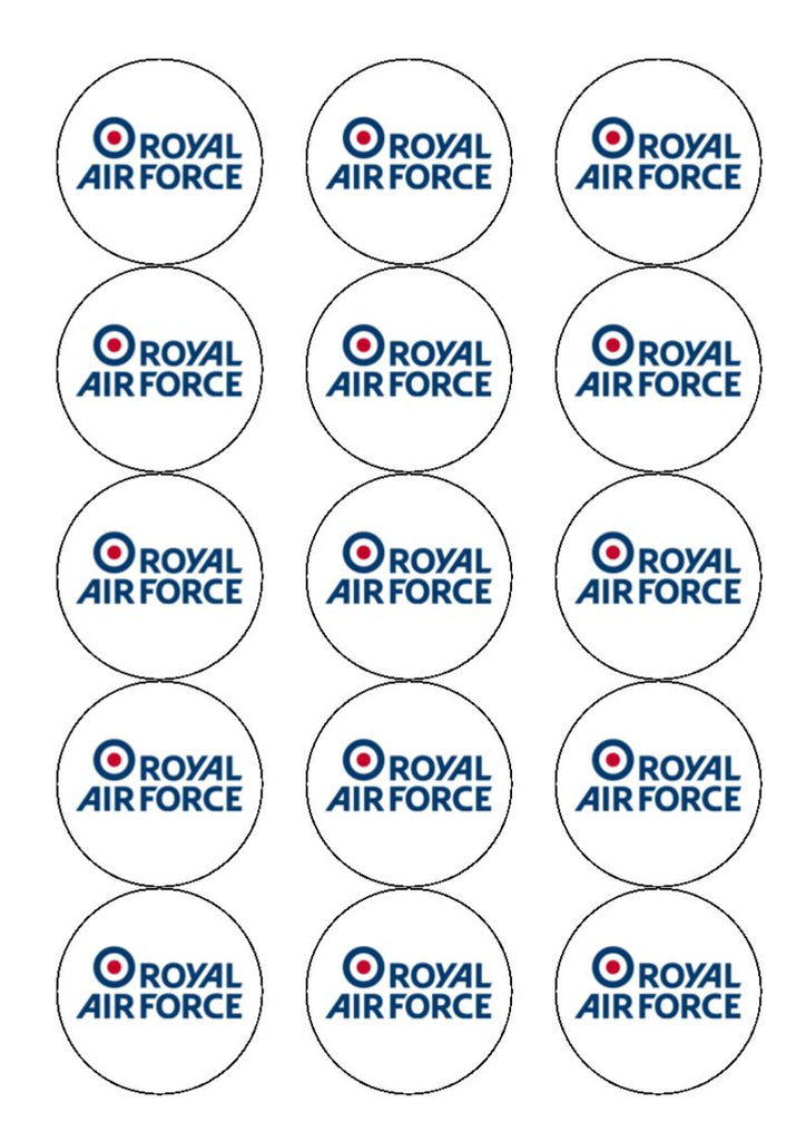 RAF Royal Air Force Logo Edible Icing Cake Topper – the caker online