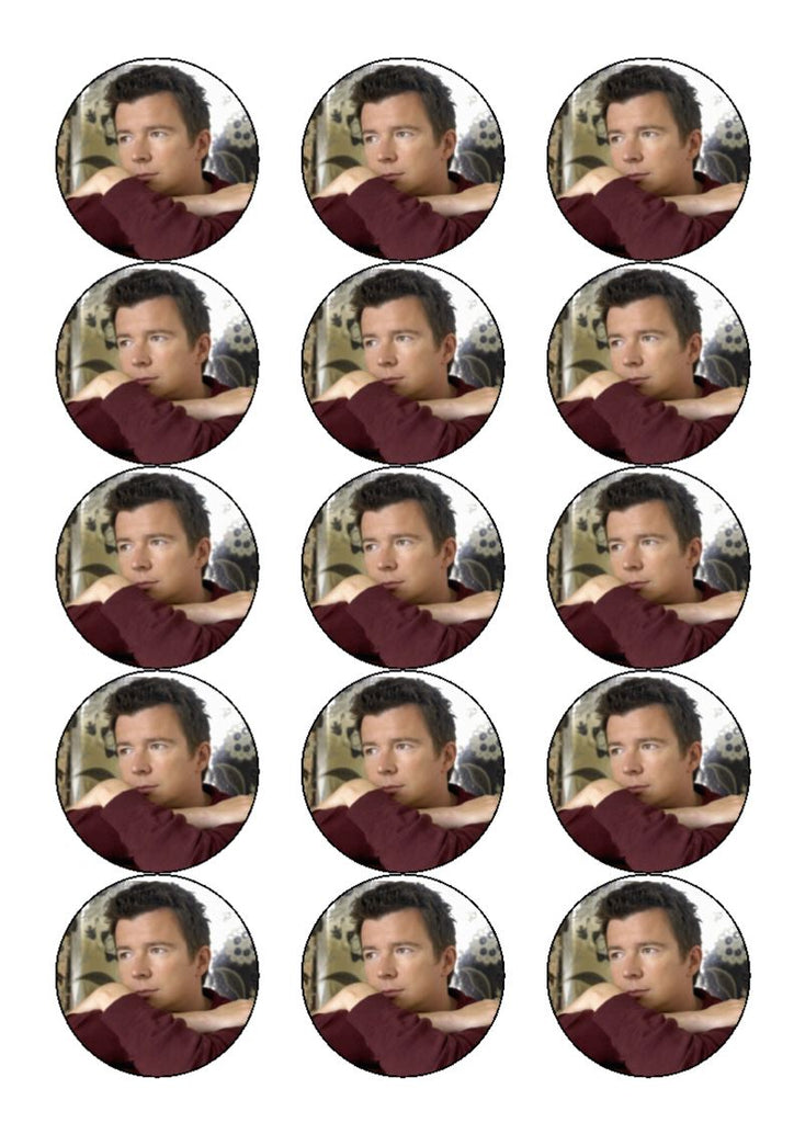 Rick Astley 01 Edible Icing Cake Topper – the caker online