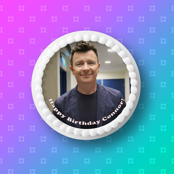 Rick Astley 02 Edible Icing Cake Topper – the caker online