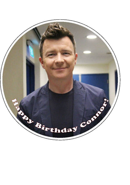 Rick Astley 02 Edible Icing Cake Topper – the caker online