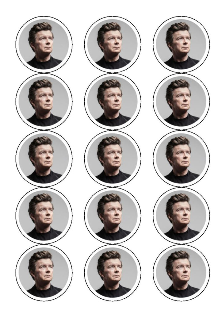 Rick Astley 03 Edible Icing Cake Topper – the caker online