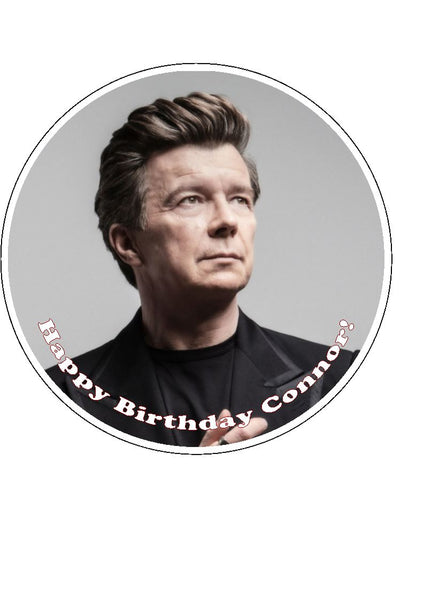 Rick Astley 03 Edible Icing Cake Topper – the caker online