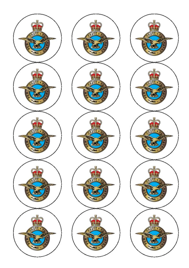 RAF Royal Air Force Badge Edible Icing Cake Topper – the caker online