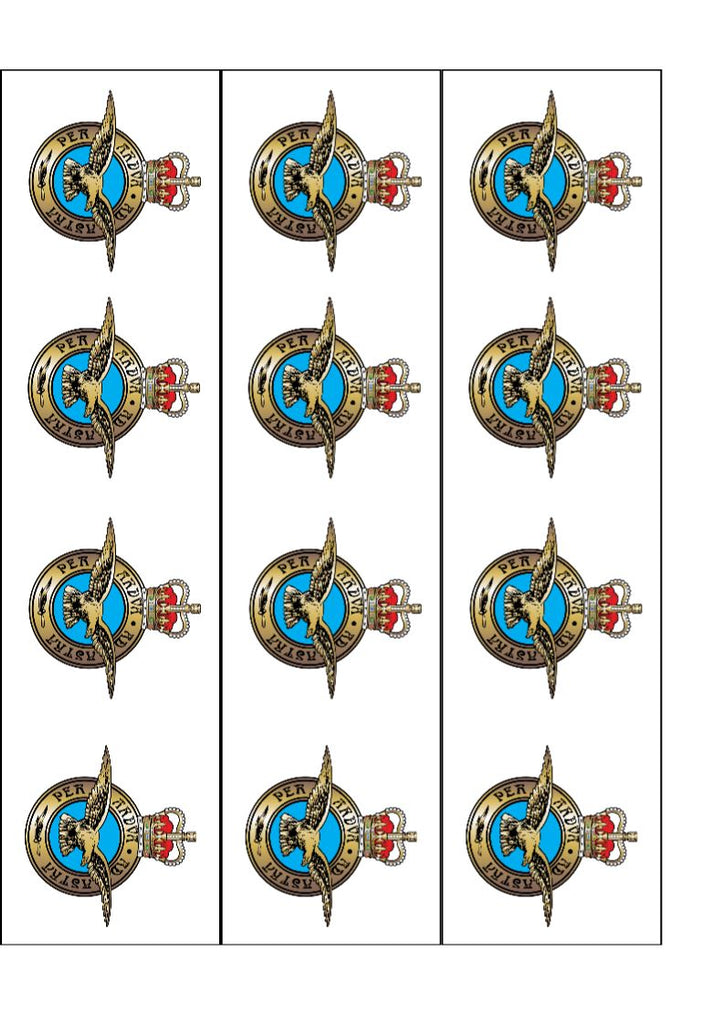 RAF Royal Air Force Badge Edible Icing Cake Topper – the caker online