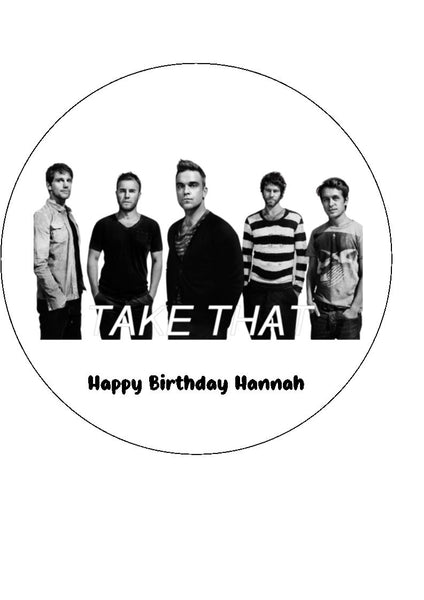 Take That 04 Edible Icing Cake Topper or Ribbon – the caker online