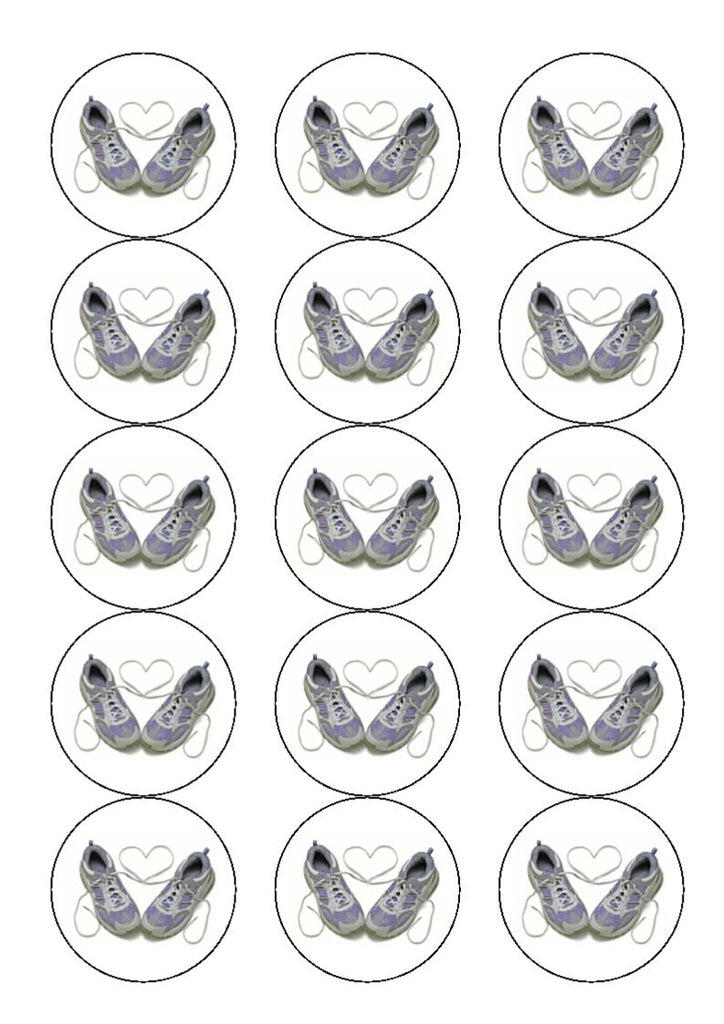 Running shoes / Trainers Edible Icing Cake Topper – the caker online