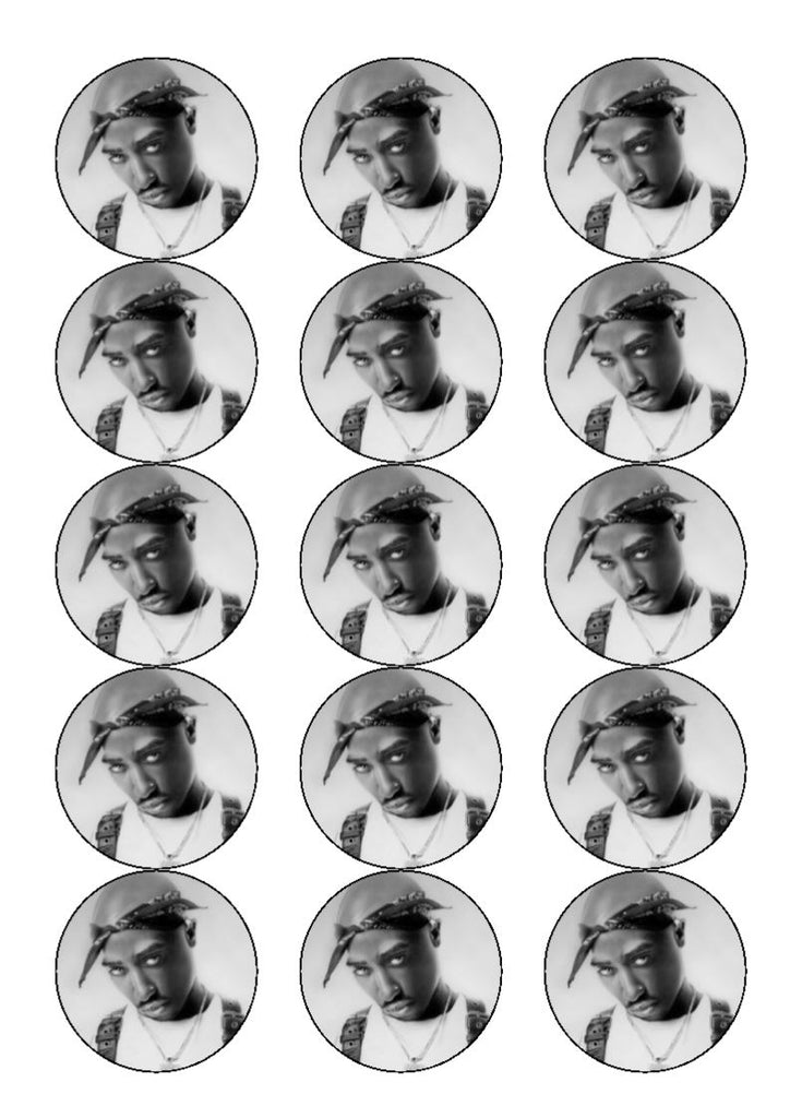 Tupac Shakur 01 Edible Icing Cake Topper – the caker online