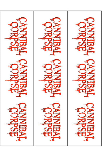 Cannibal Corpse Edible Icing Cake Topper or Ribbon – the caker online