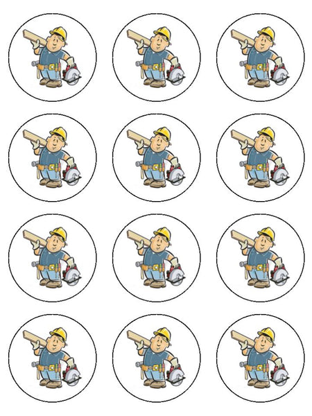 Carpenter Edible Icing Cake Topper 02 – the caker online