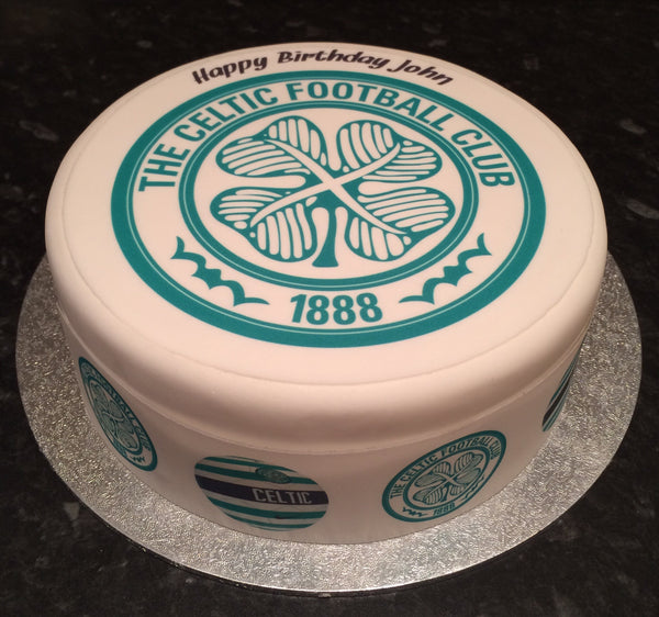 Any Football Badge Edible Icing Cake Topper or Ribbon – the caker online
