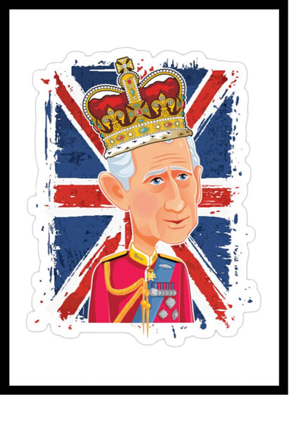 King Charles 03 Poster / A4 Print (unframed) – the caker online