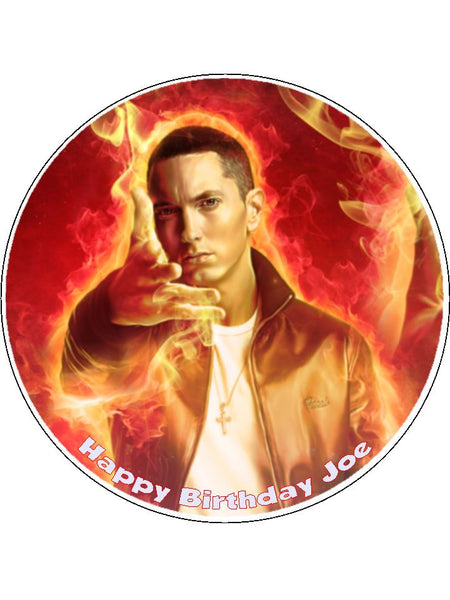 Eminem 01 Edible Icing Cake Topper or Ribbon – the caker online