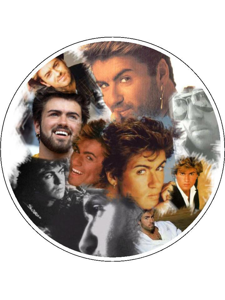 George Michael 02 Edible Icing Cake Topper or Ribbon – the caker online