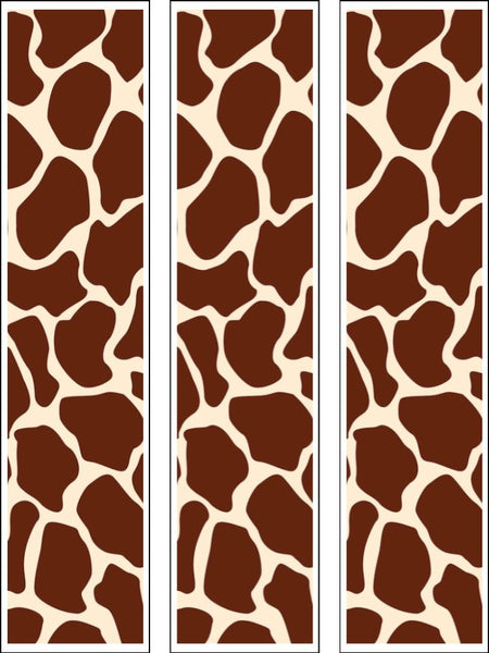 Giraffe Print Edible Icing Cake Topper – the caker online