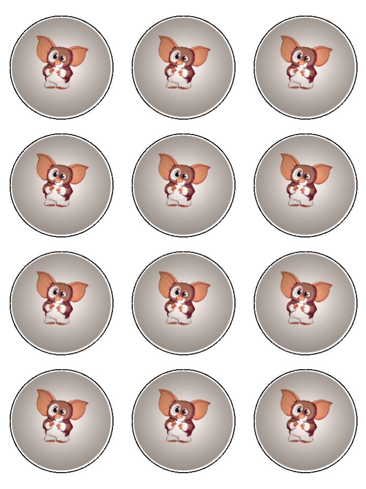 Gremlins Edible Icing Cake Topper 01 - Gizmo – the caker online