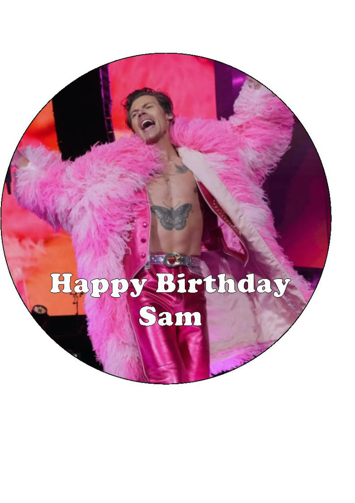 Harry Styles Edible Icing Cake Topper 12 – the caker online
