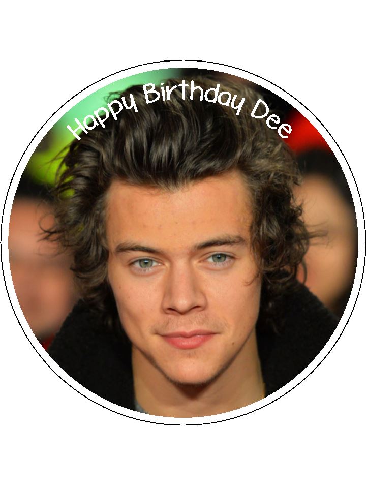 Harry Styles 02 Edible Icing Cake Topper – the caker online