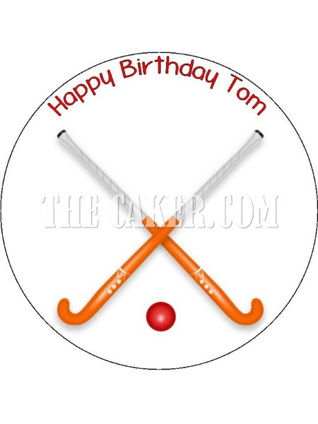 Hockey 01 Edible Icing Cake Topper – the caker online