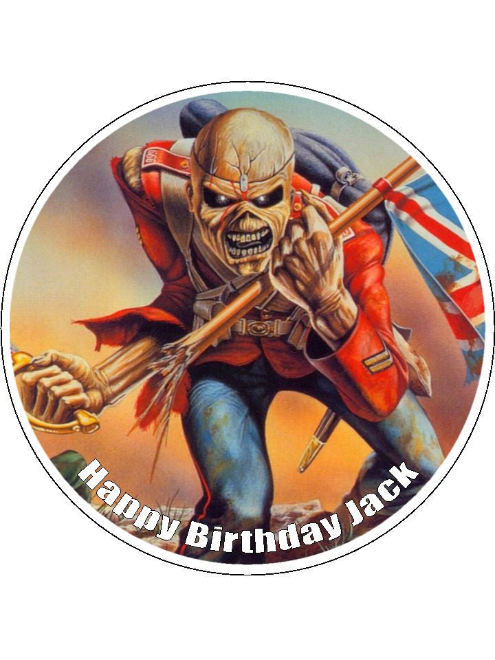 Iron Maiden 01 Edible Icing Cake Topper – the caker online