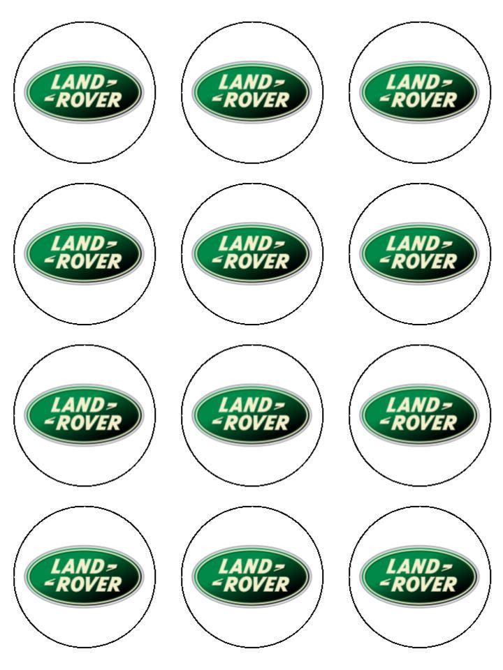 Land Rover Logo Edible Icing Cake Topper – the caker online