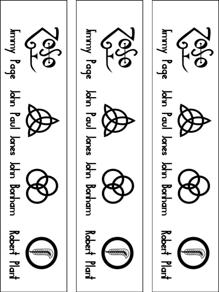 Led Zeppelin Edible Icing Cake Topper 02 – the caker online