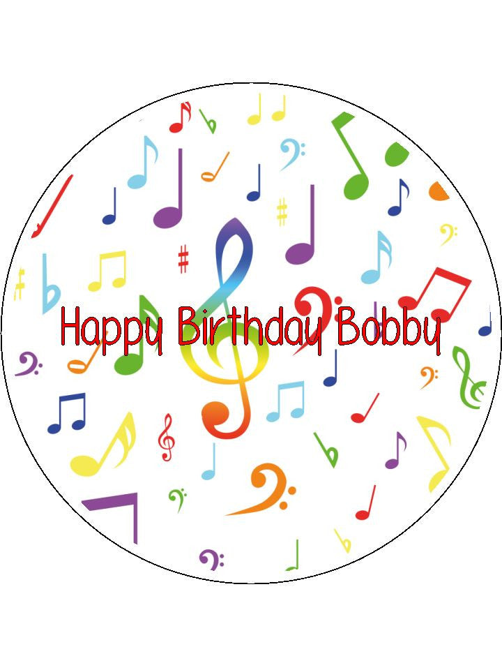 Music Notes 03 Edible Icing Cake Topper – the caker online