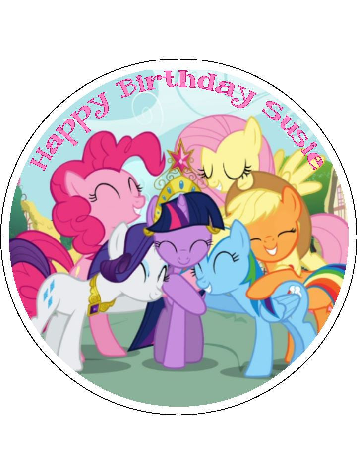 My Little Pony Edible Icing Cake Topper 01 – the caker online