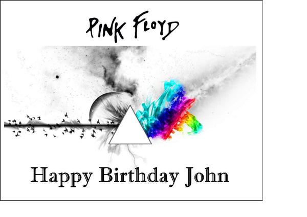 Pink Floyd 01 Edible Icing Cake Topper or Ribbon – the caker online