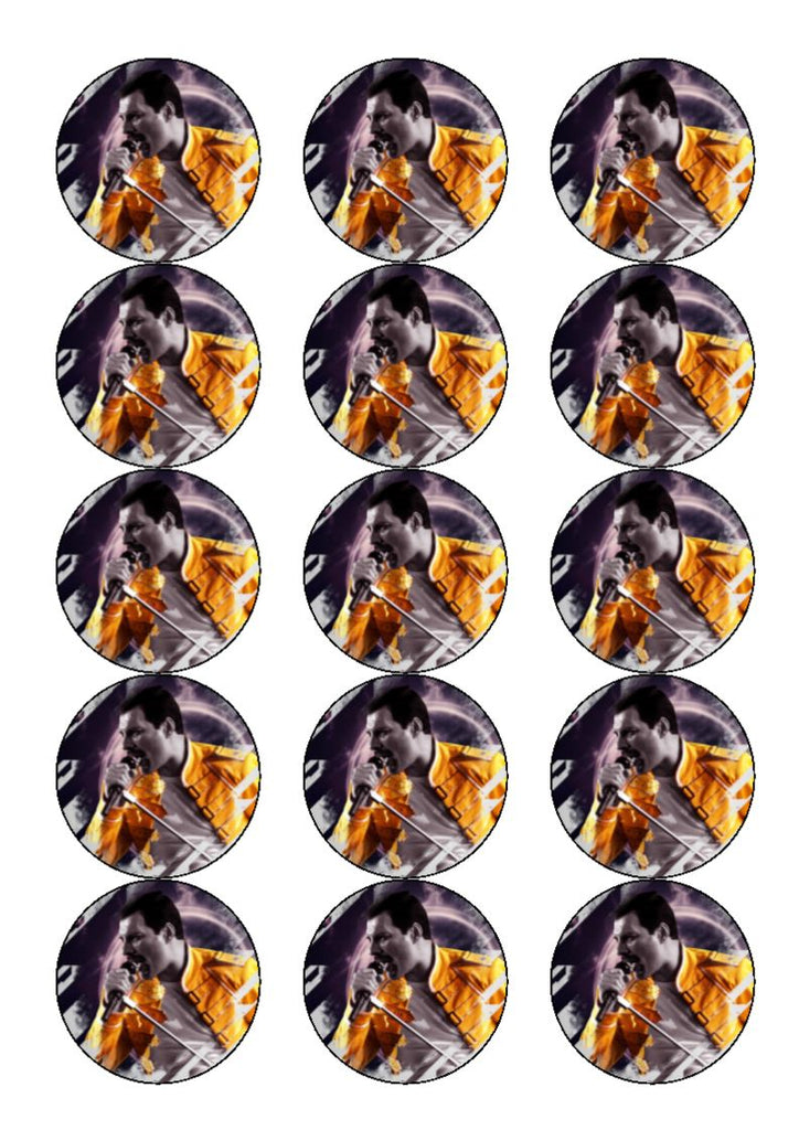 Queen (the band) 03 / Freddie Mercury Edible Icing Cake Topper – the ...
