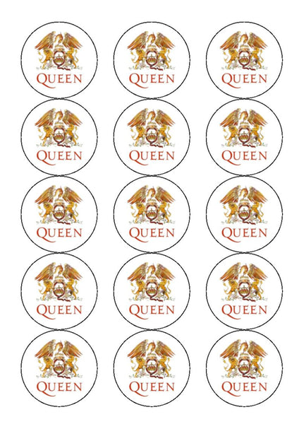 Queen (the band) 04 / Freddie Mercury Edible Icing Cake Topper – the ...