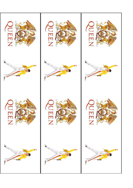 Queen (the band) 04 / Freddie Mercury Edible Icing Cake Topper – the ...