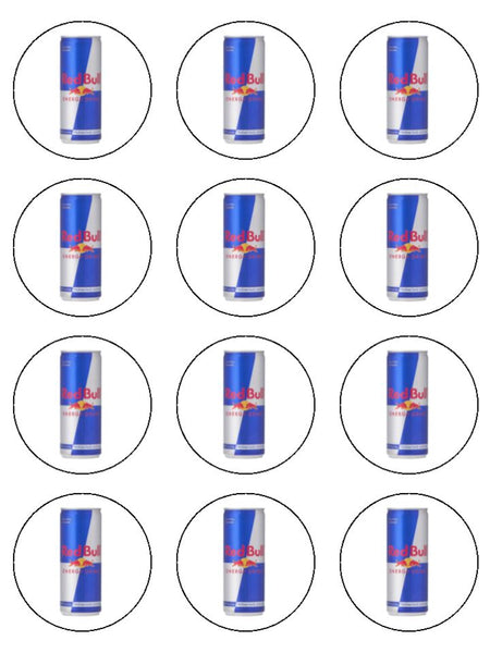 Red Bull Can Edible Icing Cake Topper – the caker online