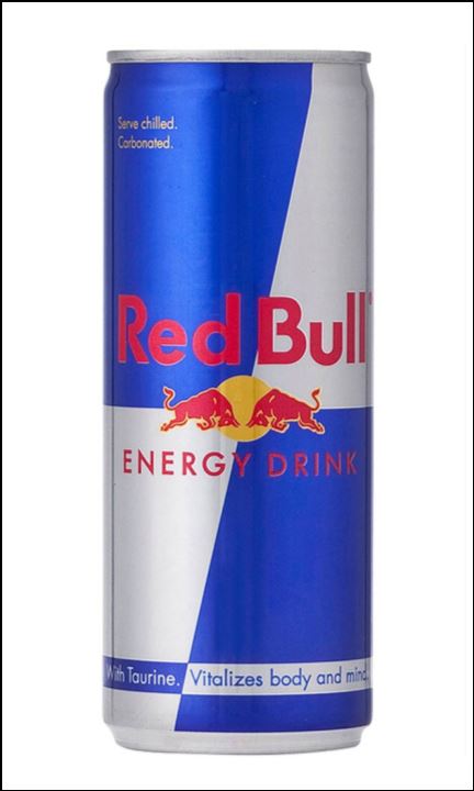 Red Bull Can Edible Icing Cake Topper – the caker online