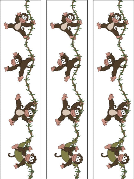 Monkey Edible Icing Cake Topper 01 – the caker online
