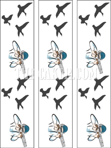 Rifle Air Gun Range Edible Icing Cake Topper – the caker online